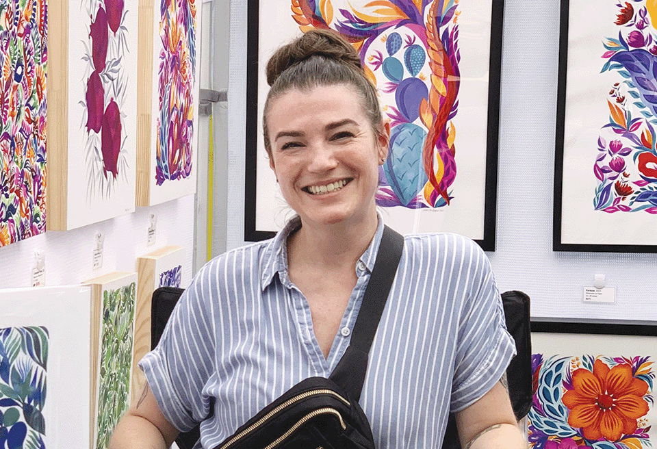 Natalie Fine Shapiro’s artworks bring the colors of spring | American ...